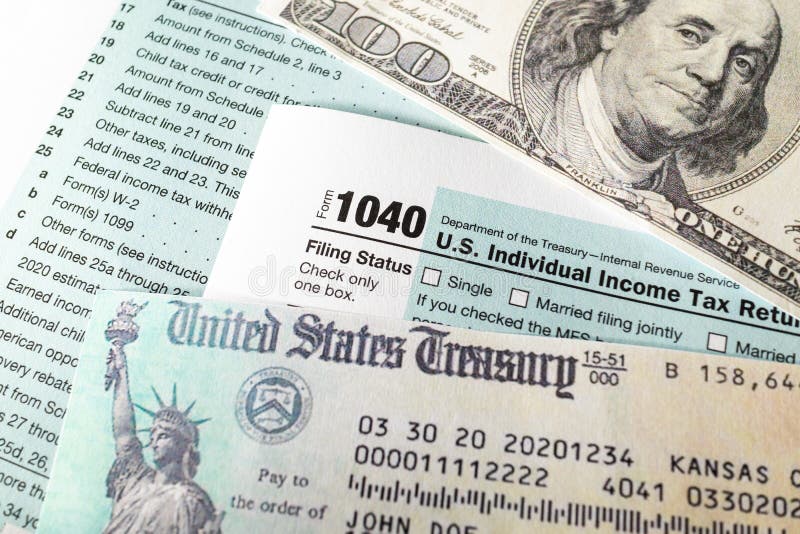 Stimulus Check and First Aid for the People Editorial Stock Image ...