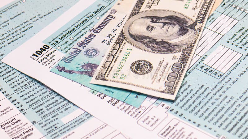 Stimulus Check and First Aid for the People Editorial Stock Image ...