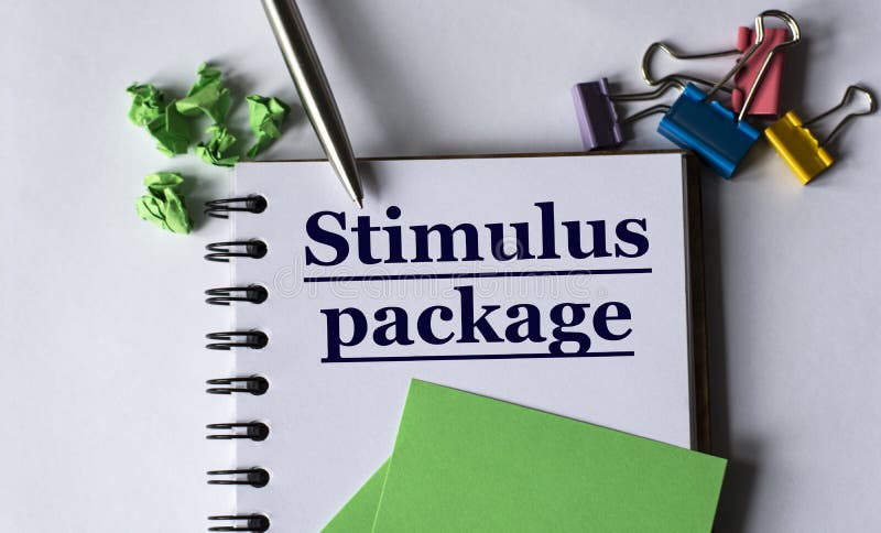 STIMULUS PACKAGE - Words in a Notebook with Stationery Clips, Pen and ...