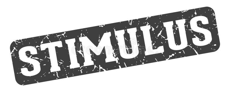 Stimulus Rectangular Sign. Stimulus Stamp Stock Vector - Illustration ...