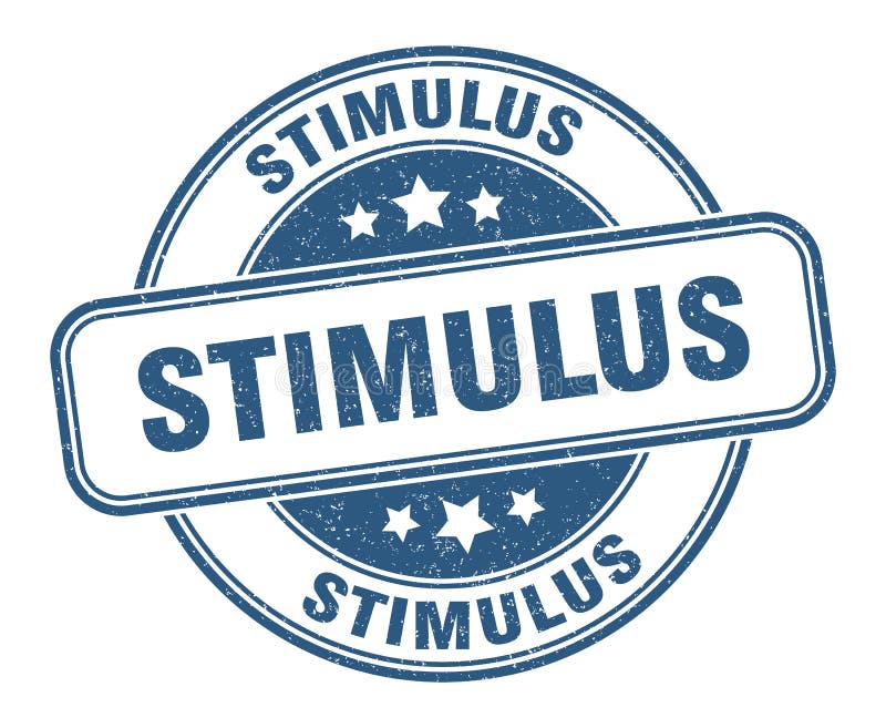 Stimulus Stamp. Stimulus Label. Round Grunge Sign Stock Vector ...