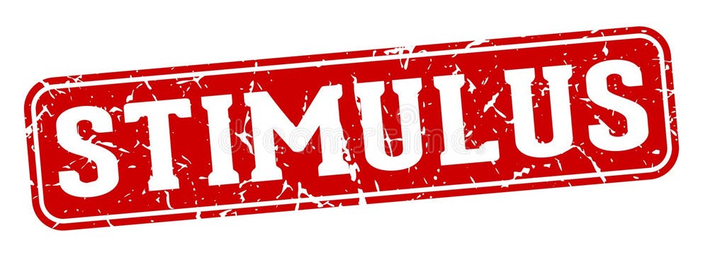 Stimulus Rectangular Sign. Stimulus Stamp Stock Vector - Illustration ...