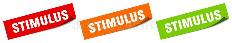Stimulus Sticker. Stimulus Square Isolated Sign Stock Vector ...