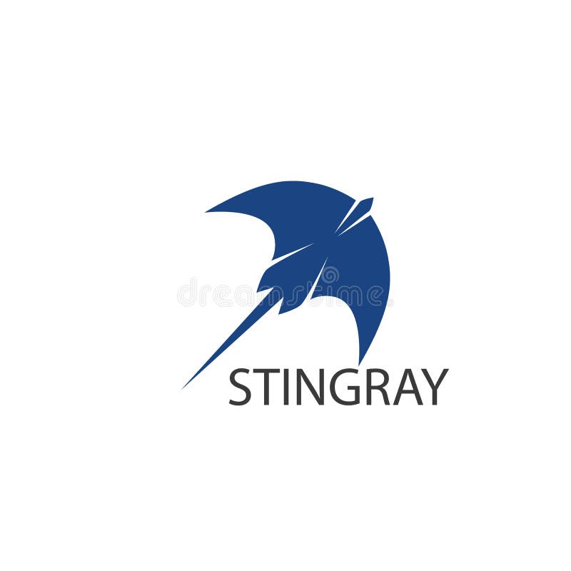 Stingray Logo Ilustration Vector Flat Design Stock Vector ...