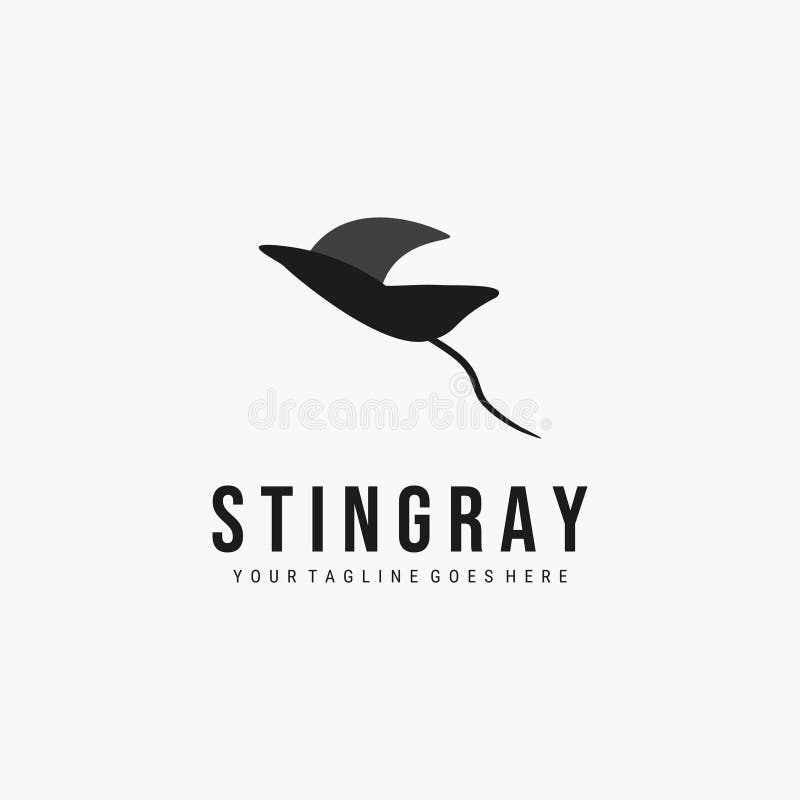 Stingray Logo Vector Illustration Design Stock Vector - Illustration of ...