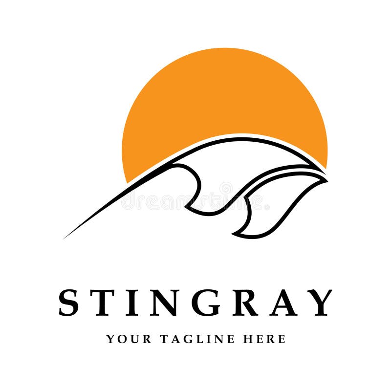 Stingray logo vector stock vector. Illustration of wild - 277468224