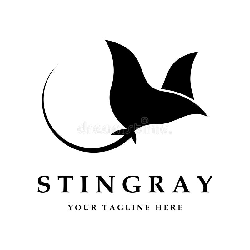 Stingray logo vector stock vector. Illustration of water - 277468259