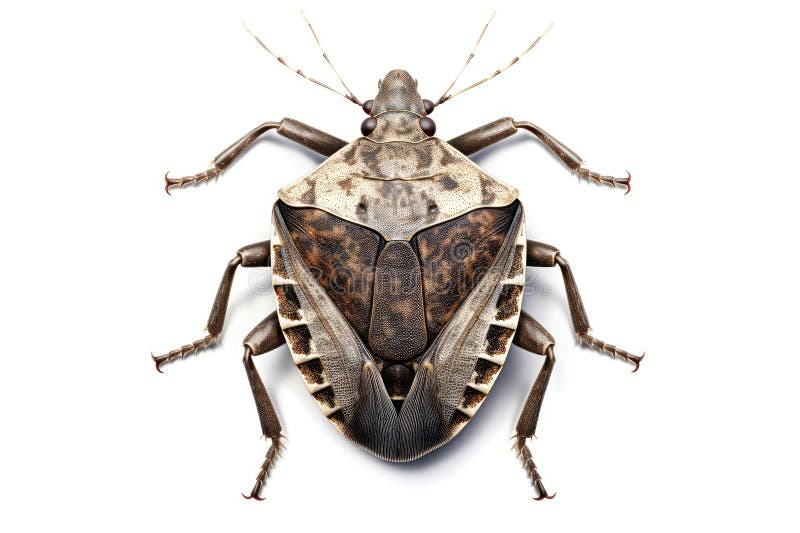 Stink Bug on White Background. Generative AI Stock Illustration ...