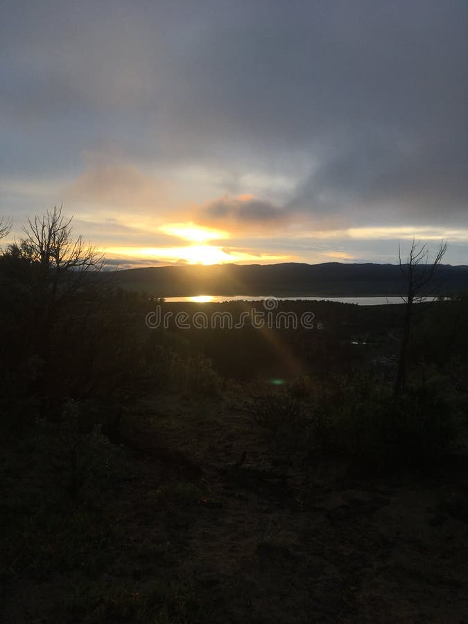 Stinking Lake stock image. Image of sunset, water, stinking - 92930343