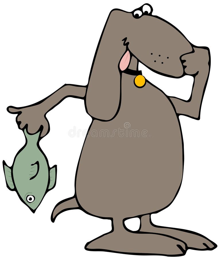 Stinky Fish stock illustration. Illustration of odor, collar - 8661151