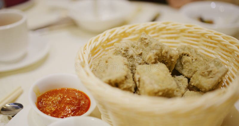 Stinky Tofu with sauce stock image. Image of traditional - 233348309
