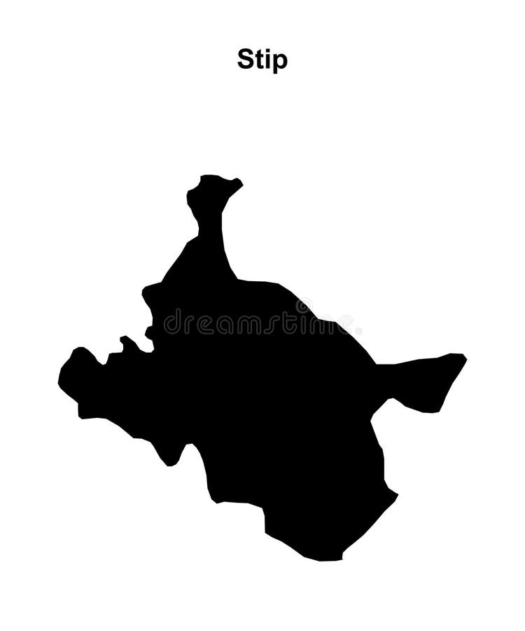 Stip outline map stock vector. Illustration of outline - 360609079