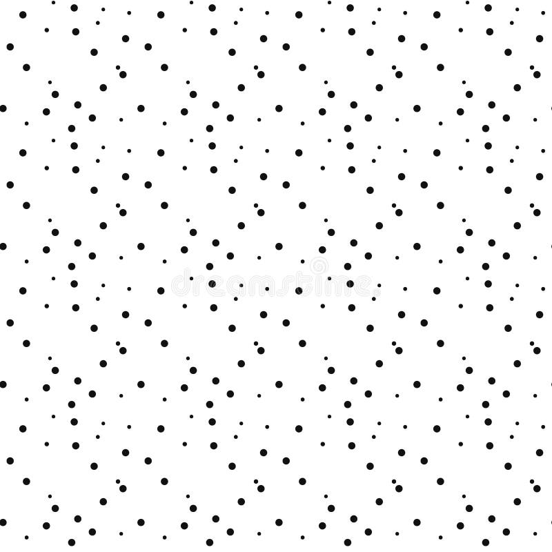 Stip Zwart-wit Naadloos Patroon Gestippelde Achtergrond - Vlekken ...