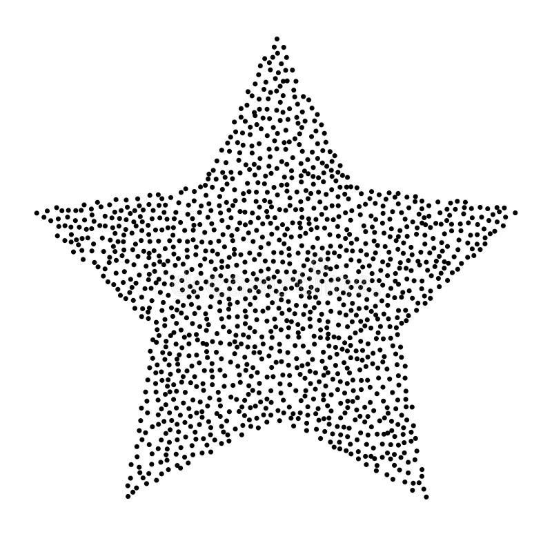 Dotted and star stock vector. Illustration of element - 50344372