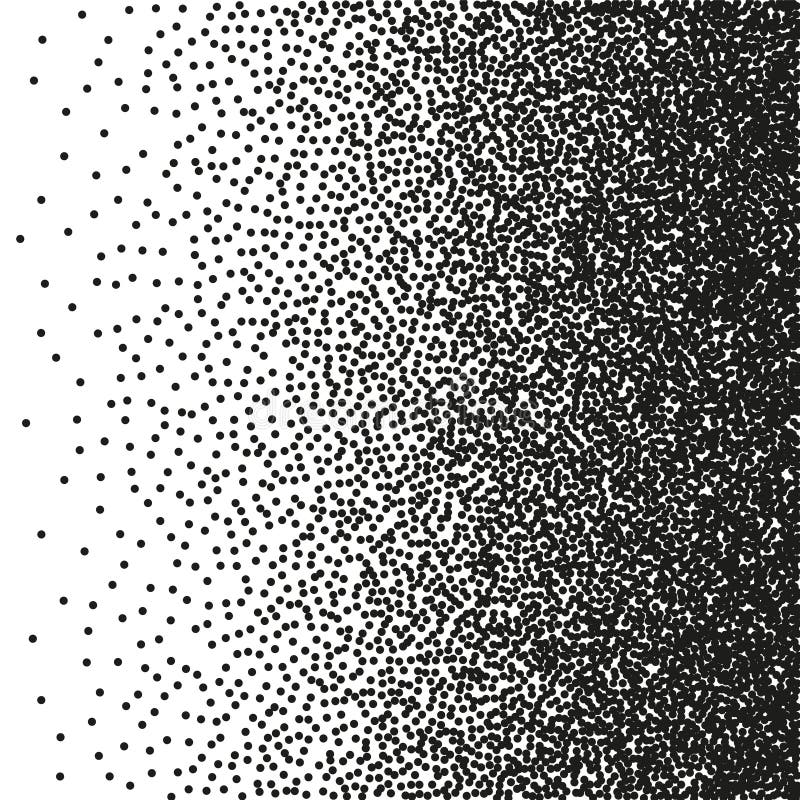Stipple Pattern, Dotted Geometric Background. Stippling, Dotwork ...