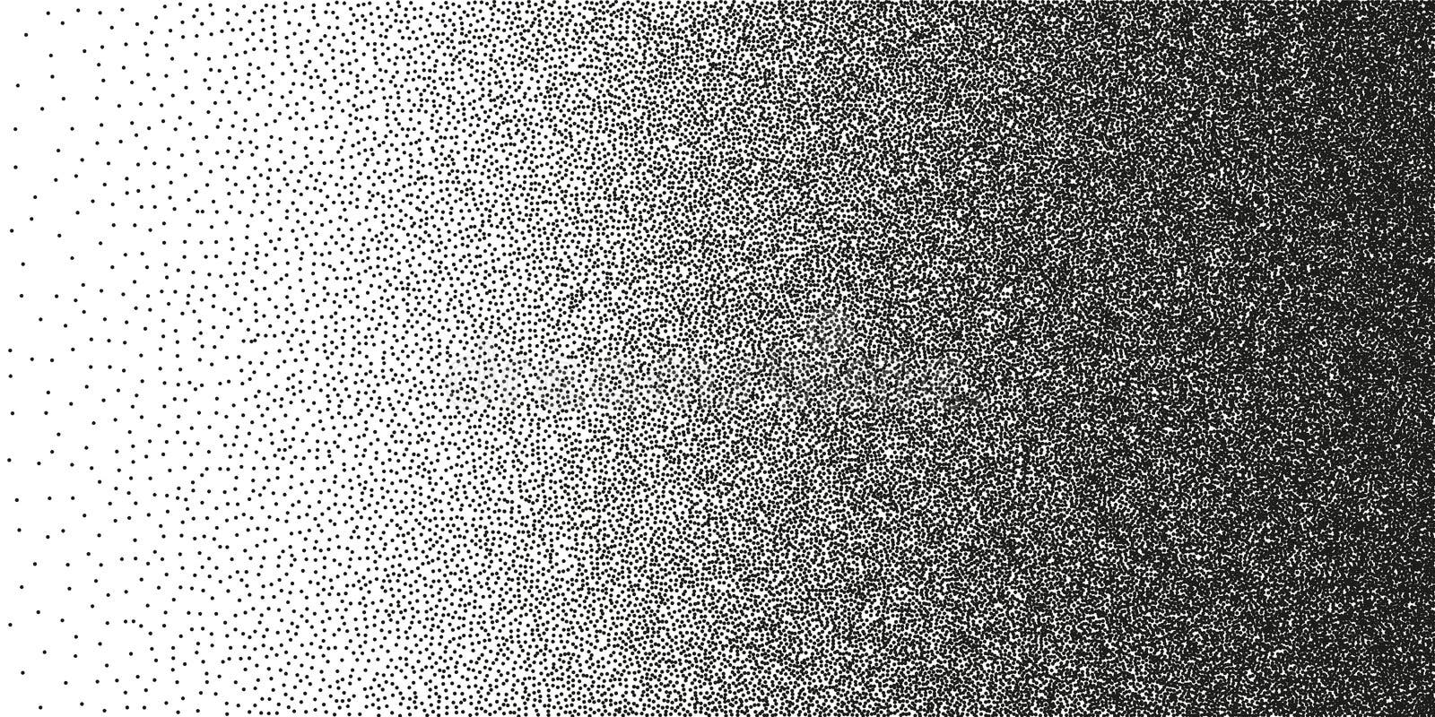 Stipple Pattern, Dotted Rectangular Design Elements. Stippling, Dotwork ...