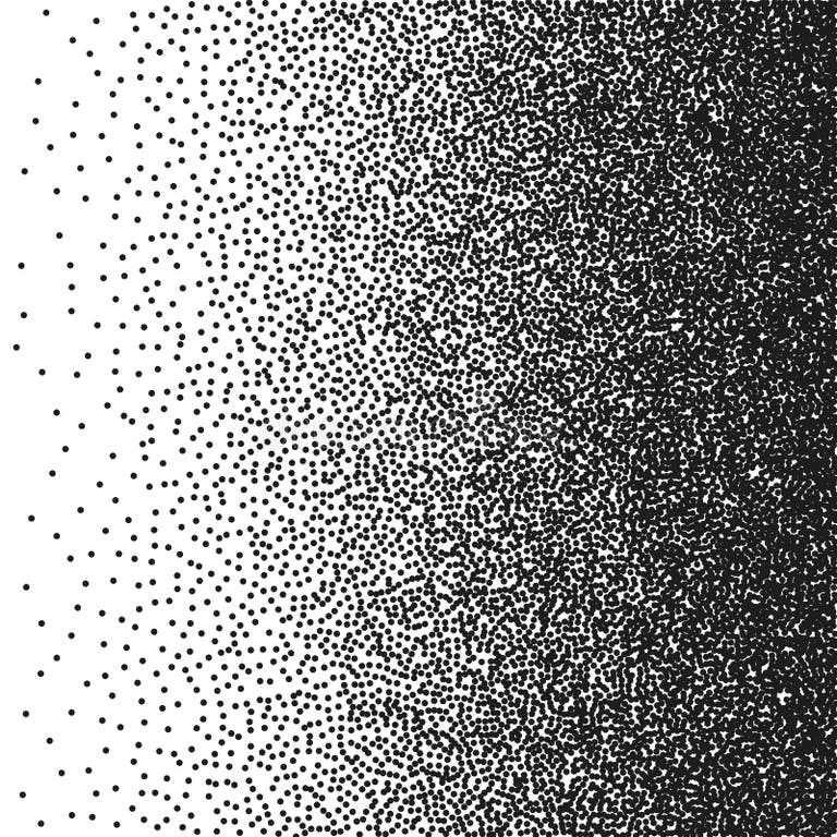 Stipple Pattern, Dotted Geometric Background. Stippling, Dotwork ...