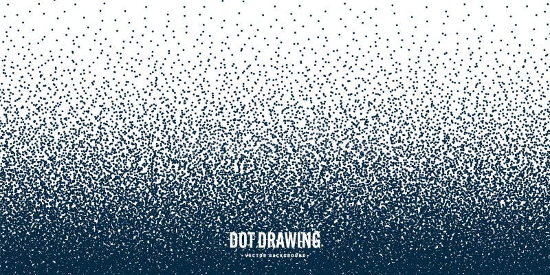 Stipple Pattern, Dotted Geometric Background. Stippling, Dotwork ...