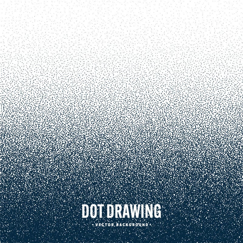 Stipple Pattern, Dotted Geometric Background. Stippling, Dotwork ...