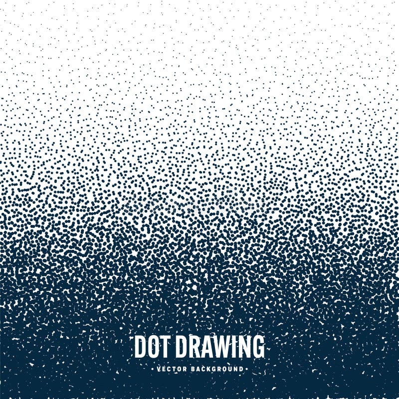 Stipple Pattern, Dotted Geometric Background. Stippling, Dotwork ...