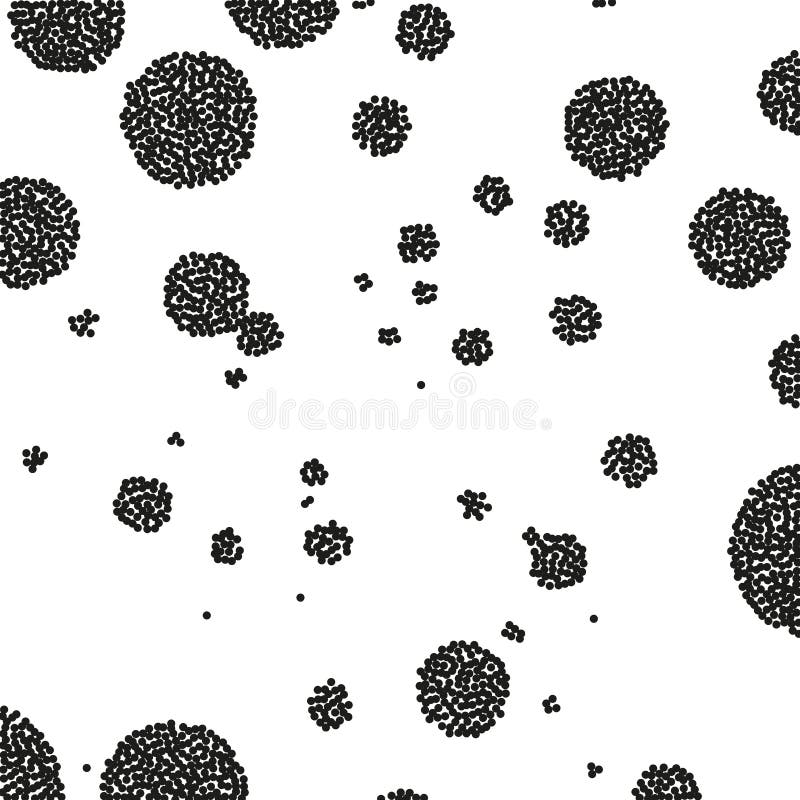 Stippled Weird Pattern. Geometric Dotted Grunge Texture Stock Vector ...