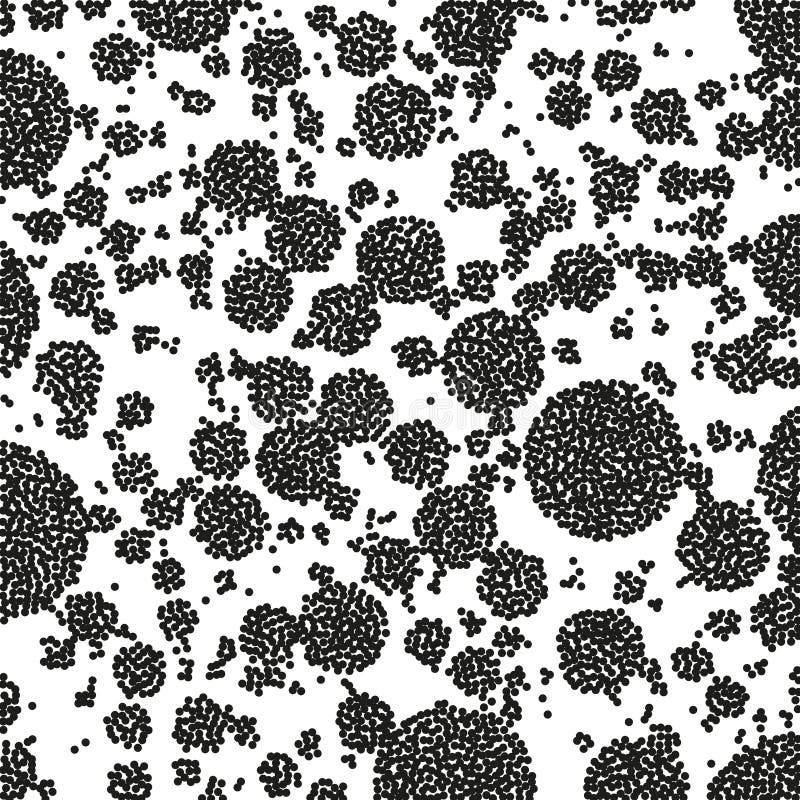 Stippled Weird Pattern. Geometric Dotted Grunge Texture Stock Vector ...