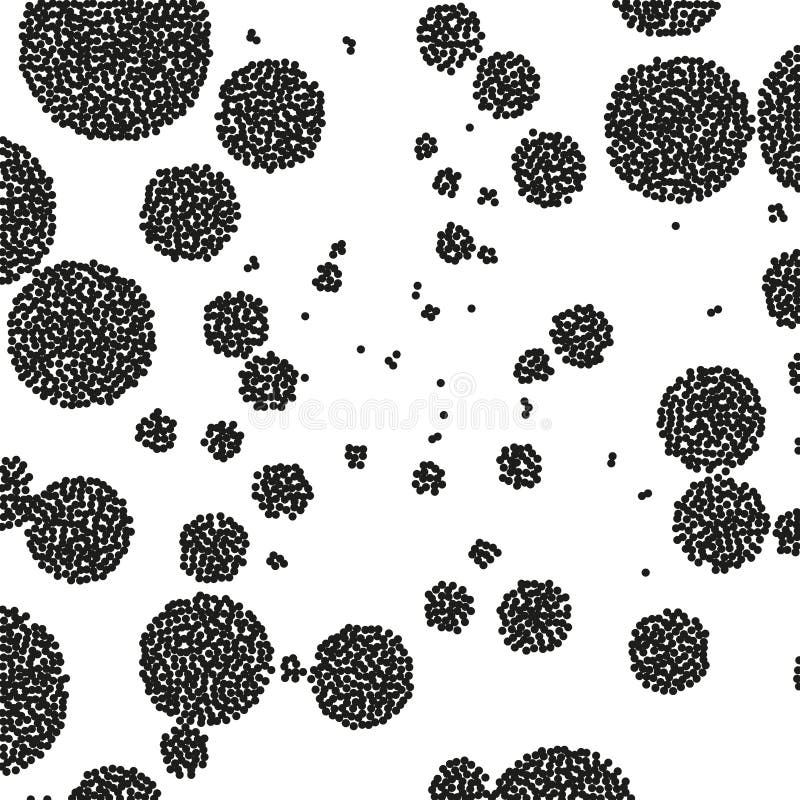 Stippled Weird Pattern. Geometric Dotted Grunge Texture Stock Vector ...