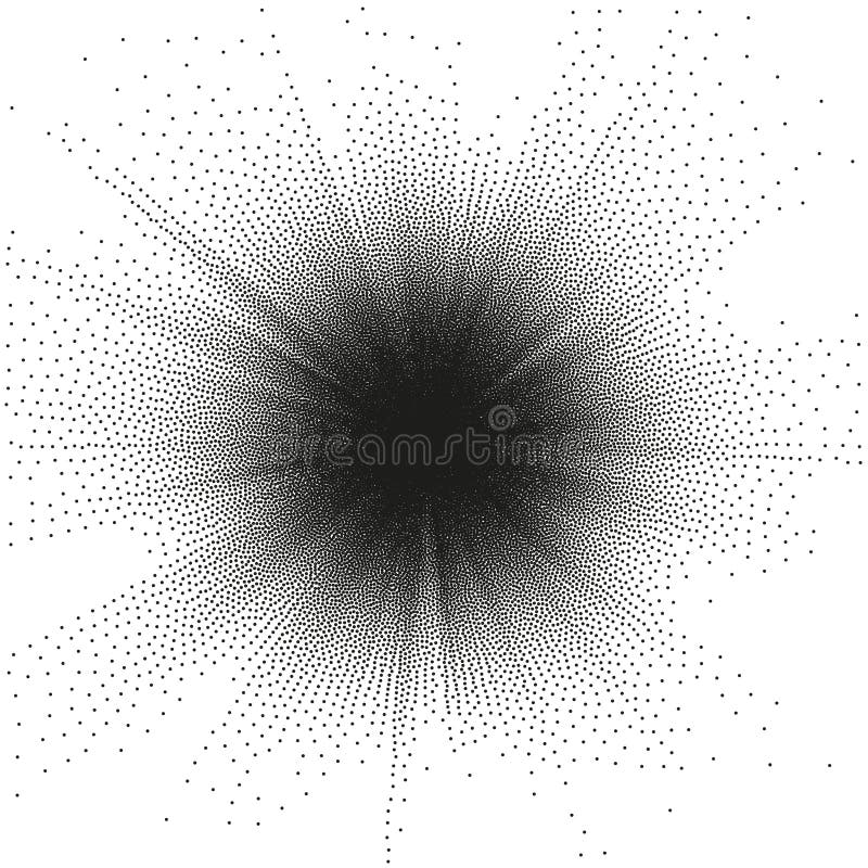 Stippling Design Elements. EPS 10 Stock Vector - Illustration of modern ...