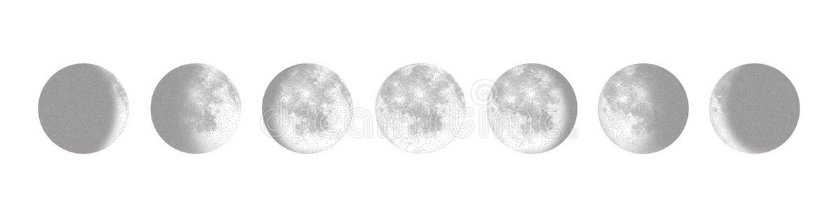 Dotwork Moon Stock Illustrations – 521 Dotwork Moon Stock Illustrations ...