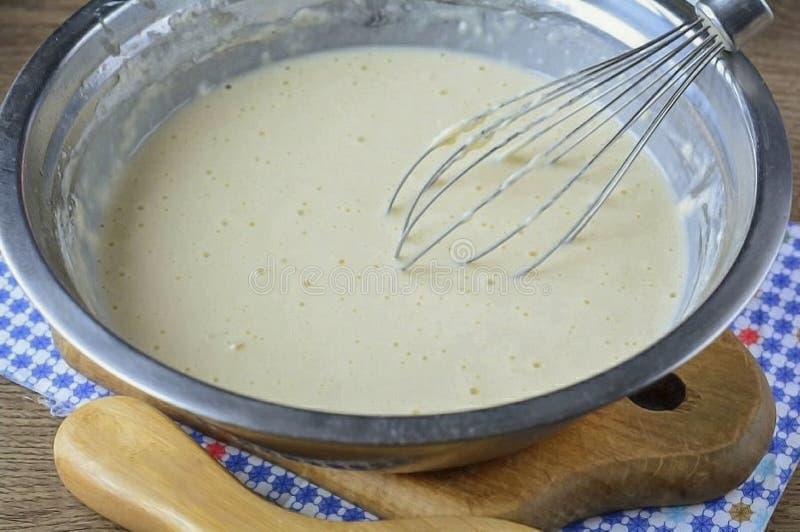 Pancakes with Tuna 5 stock image. Image of lean, cutting - 211551791