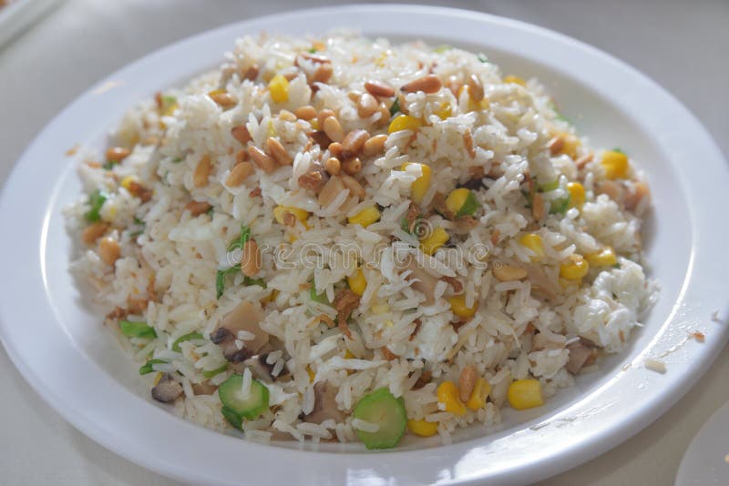 Egg white Fried Rice stock image. Image of fried, bone - 129073829
