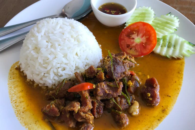 Stir Fried Basil with Beef Ready To Eat Stock Photo - Image of asian ...