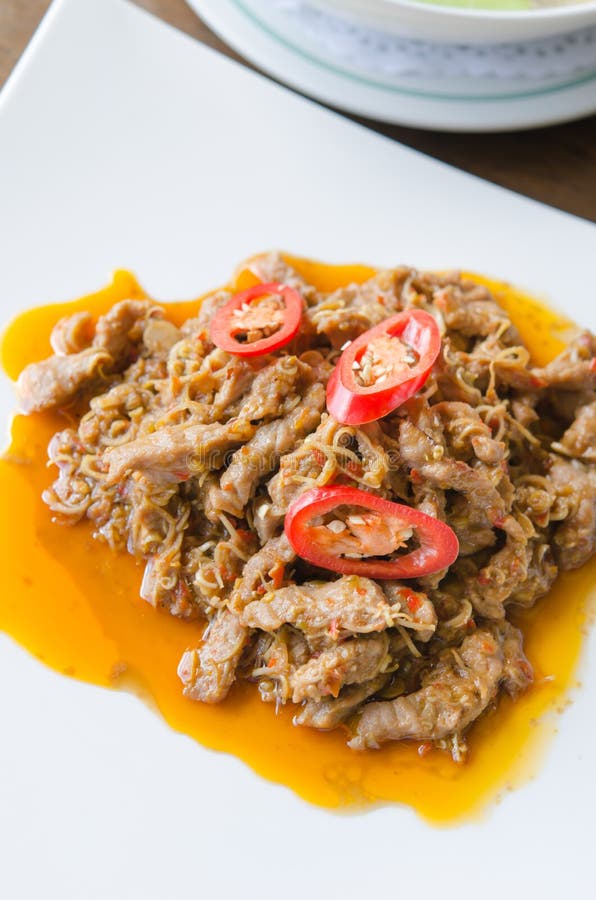 Stir fried beef stock photo. Image of fried, plate, oriental - 37053990