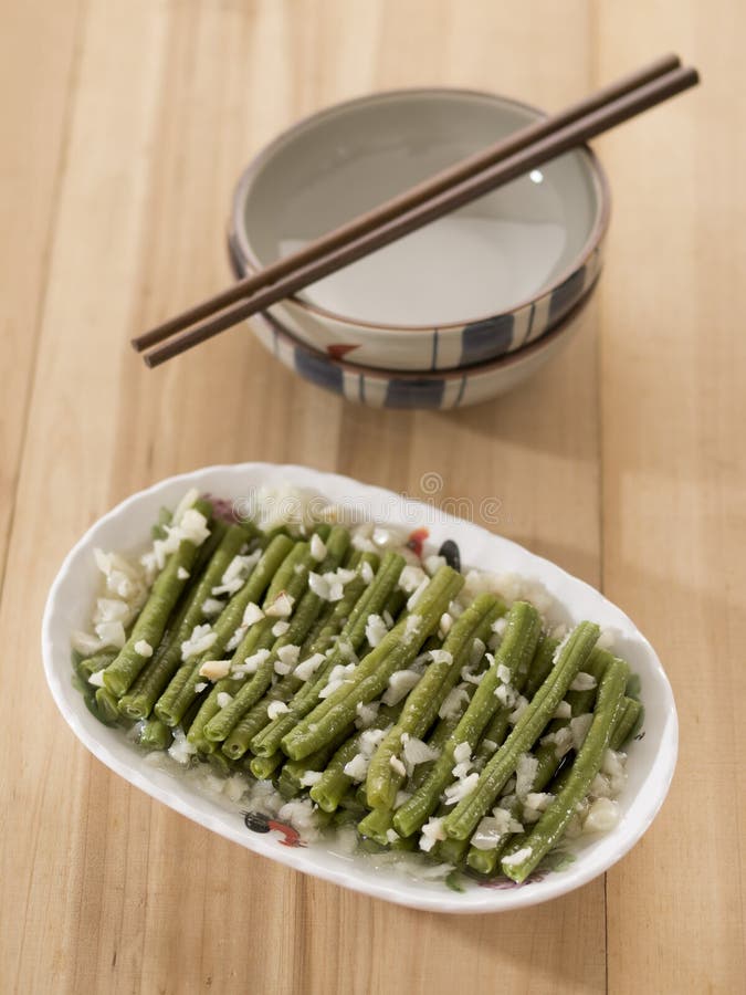 Stir fried long beans stock image. Image of stirfry, diet - 27252401
