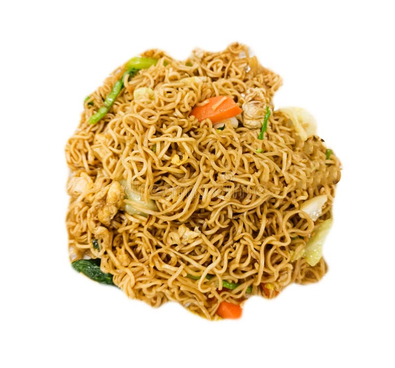 Stir-fried instant noodles stock photo. Image of sauce - 298525324