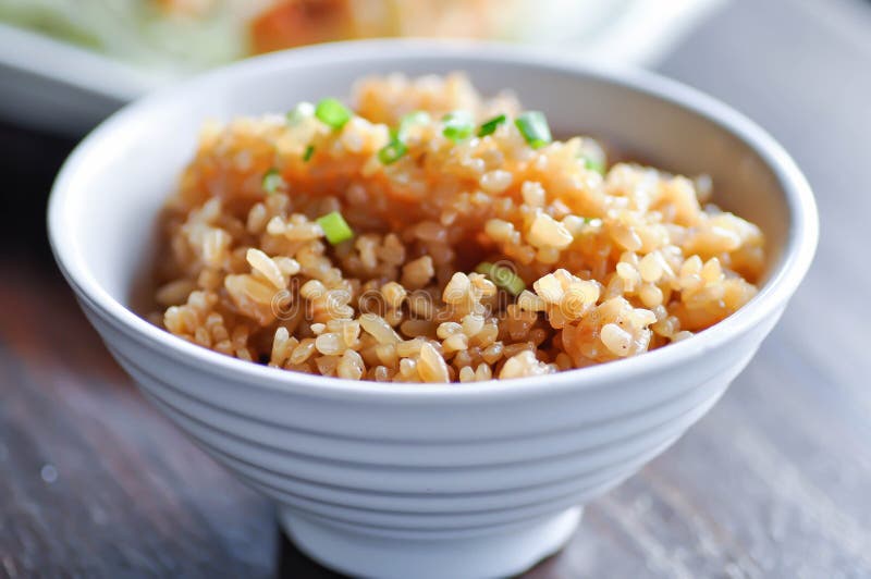 Stir Fried Rice or Fried Rice with Vegetable Stock Photo - Image of ...