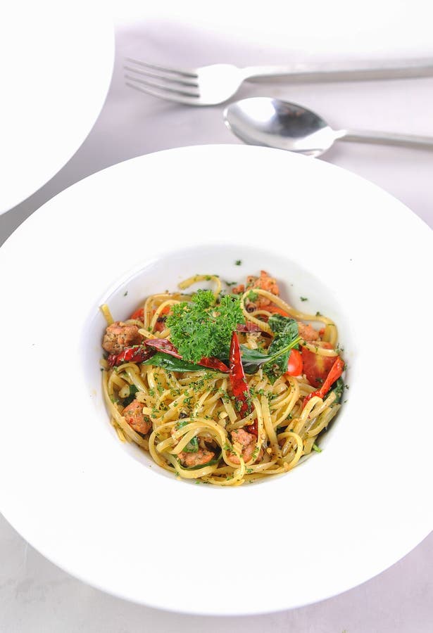 Stir fried spaghetti stock photo. Image of cooking, healthy - 101812408