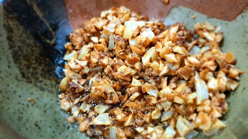 Stir fry galic stock image. Image of dessert, drink - 179479199