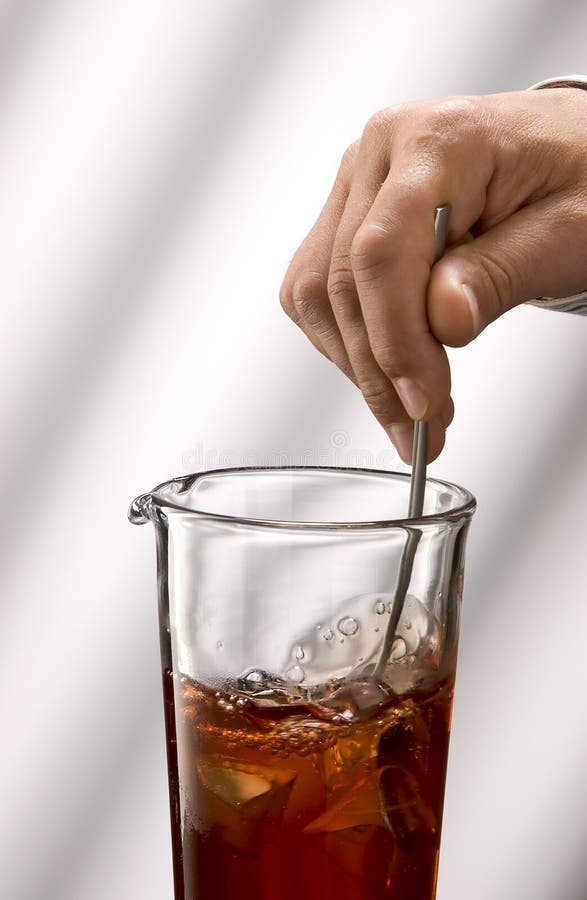 Stir with a Spoon in a Mixer Stock Photo - Image of transparent, cast ...