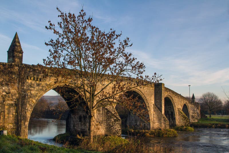 Stirling Bridge stock image. Image of bank, stirling - 30651587