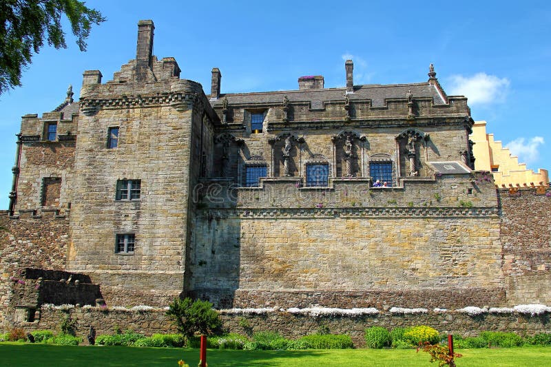 Stirling Castle Keep, Scotland Stock Image - Image of british, queen ...