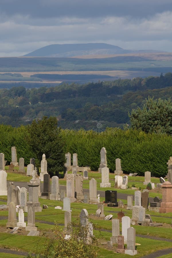 Stirling cemetery stock photo. Image of landscape, culture - 3423280