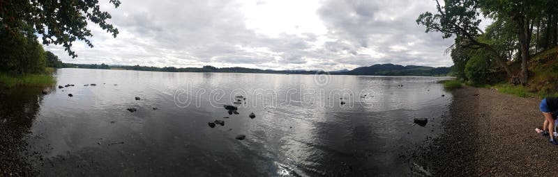 Lochend loch at easter stock photo. Image of cold, loch - 174792122