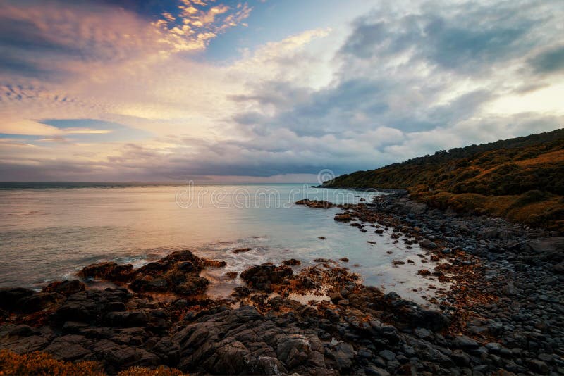 Stirling Point Bluff stock photo. Image of information - 105657424