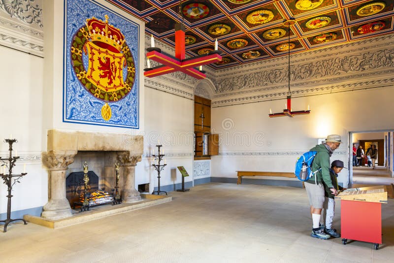 STIRLING, SCOTLAND 2022, August 21: Visit Inside the Stirling Castle Editorial Stock Image ...