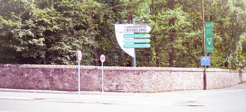 Stirling/Scotland - 7 July 2019: University of Stirling Editorial ...