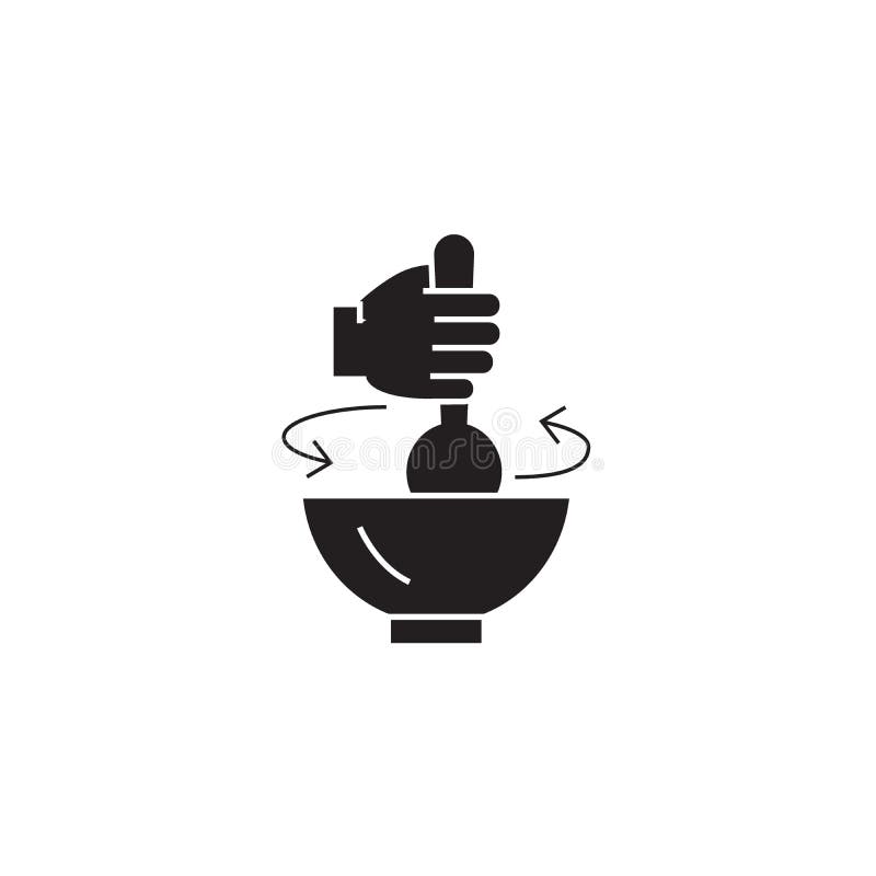 Stirring Pot Vector Line Icon, Linear Concept, Outline Sign, Symbol ...