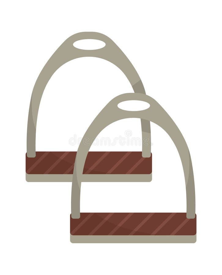 Stirrup Iron Accessory stock vector. Illustration of metal - 282505768