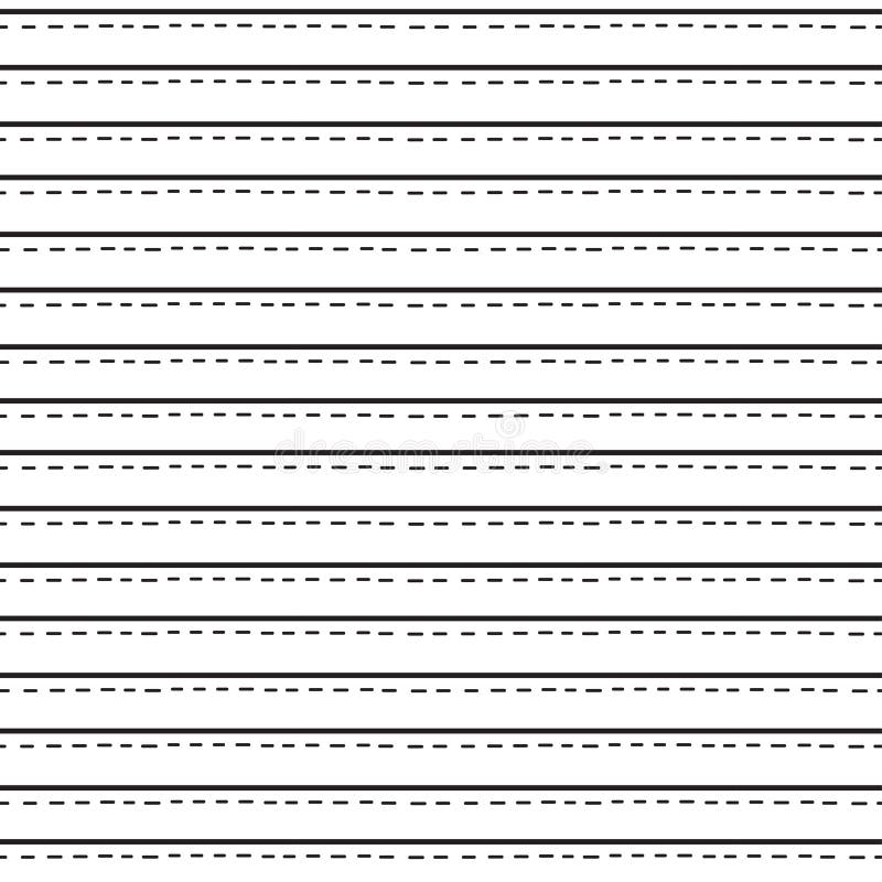 Stitch Hand Drawn Seamless Pattern, Black and White Lines Texture ...