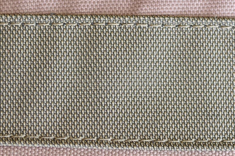 Stitched fabric. stock photo. Image of line, braided - 49647116